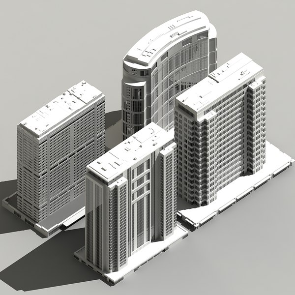 skyscraper sky scraper obj