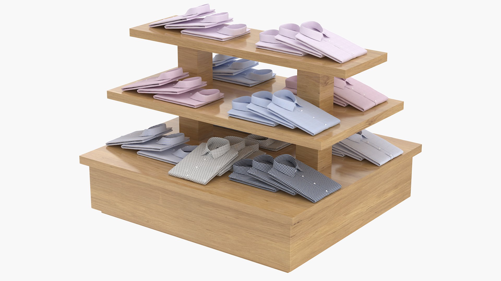 Shirt Pyramid Display 2 3D - TurboSquid 1983461