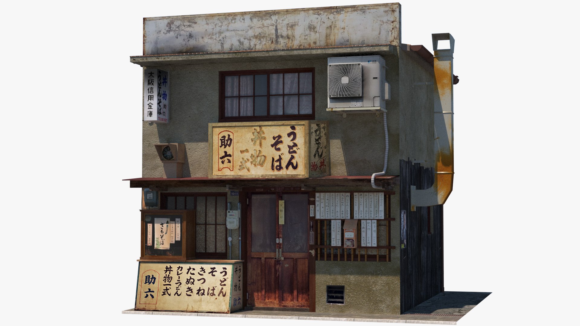 3D Japanese Buildings Bundle 1(1) - TurboSquid 2378630