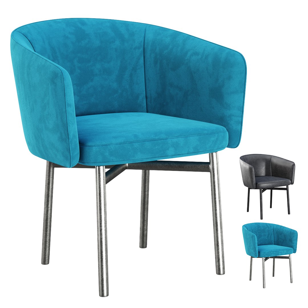 Bili Restaurant Armchair 3D Model - TurboSquid 1890967