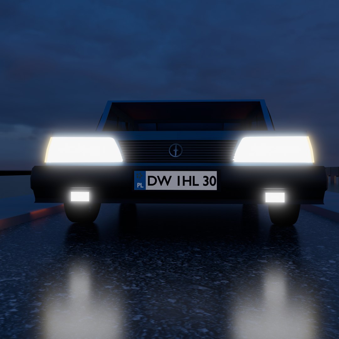 3D Fso Polonez Caro - TurboSquid 2315917