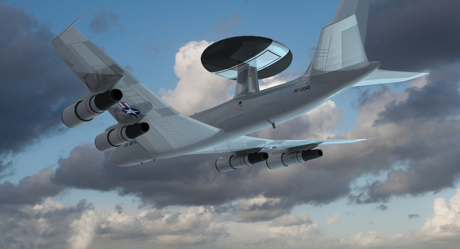 E3 Awacs 3d Model