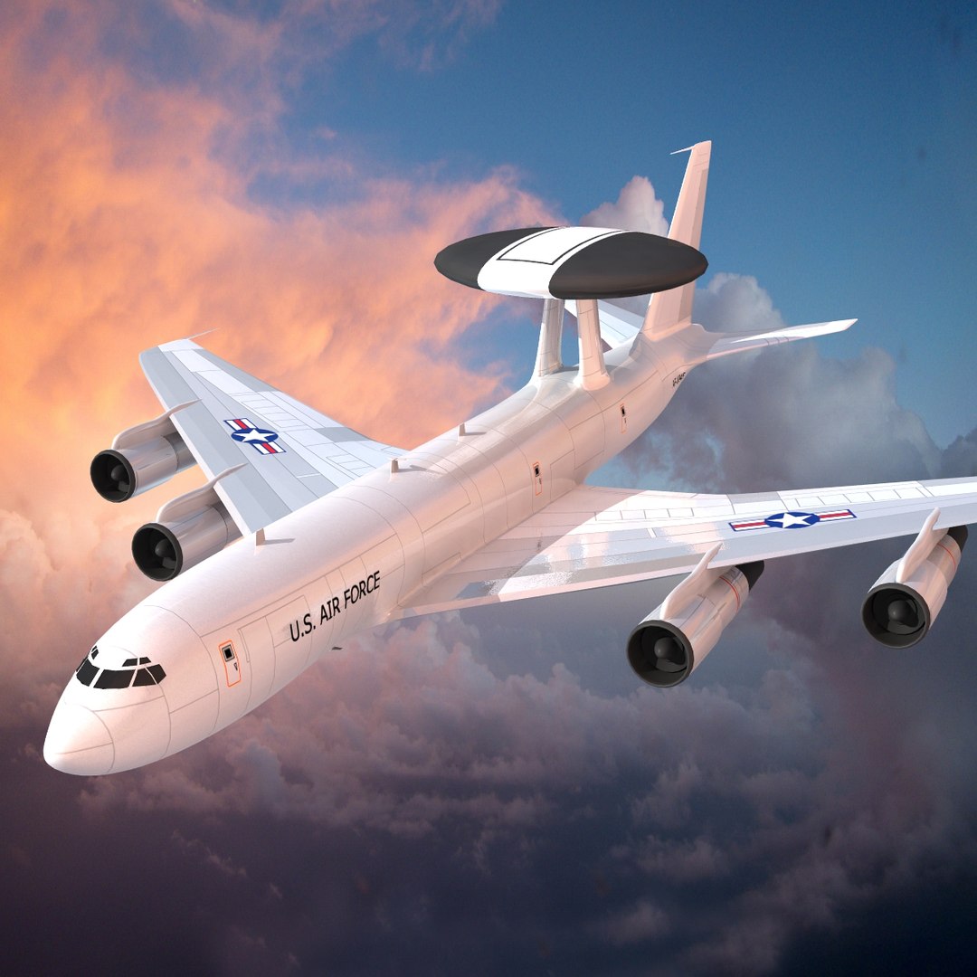 E3 Awacs 3d Model