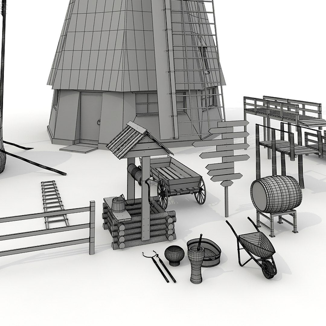 Village 3dr012 3d Max