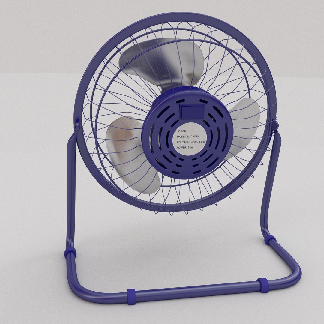 Mini-fan 3D Model - TurboSquid 1517163