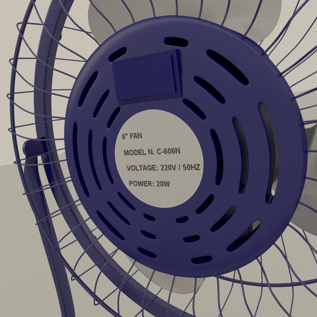 Mini-fan 3D Model - TurboSquid 1517163