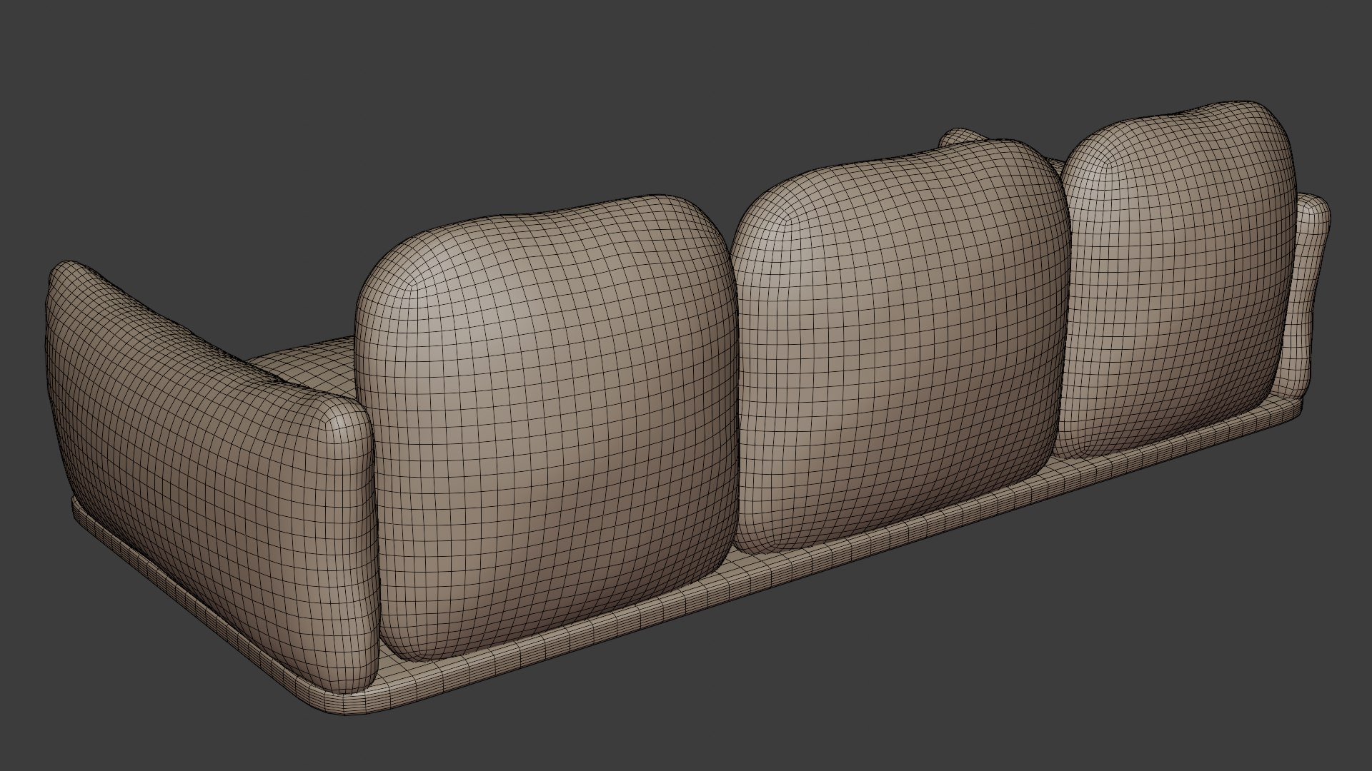 3D Cushion Sofa In A Modern Elegant Style Model - TurboSquid 2252212