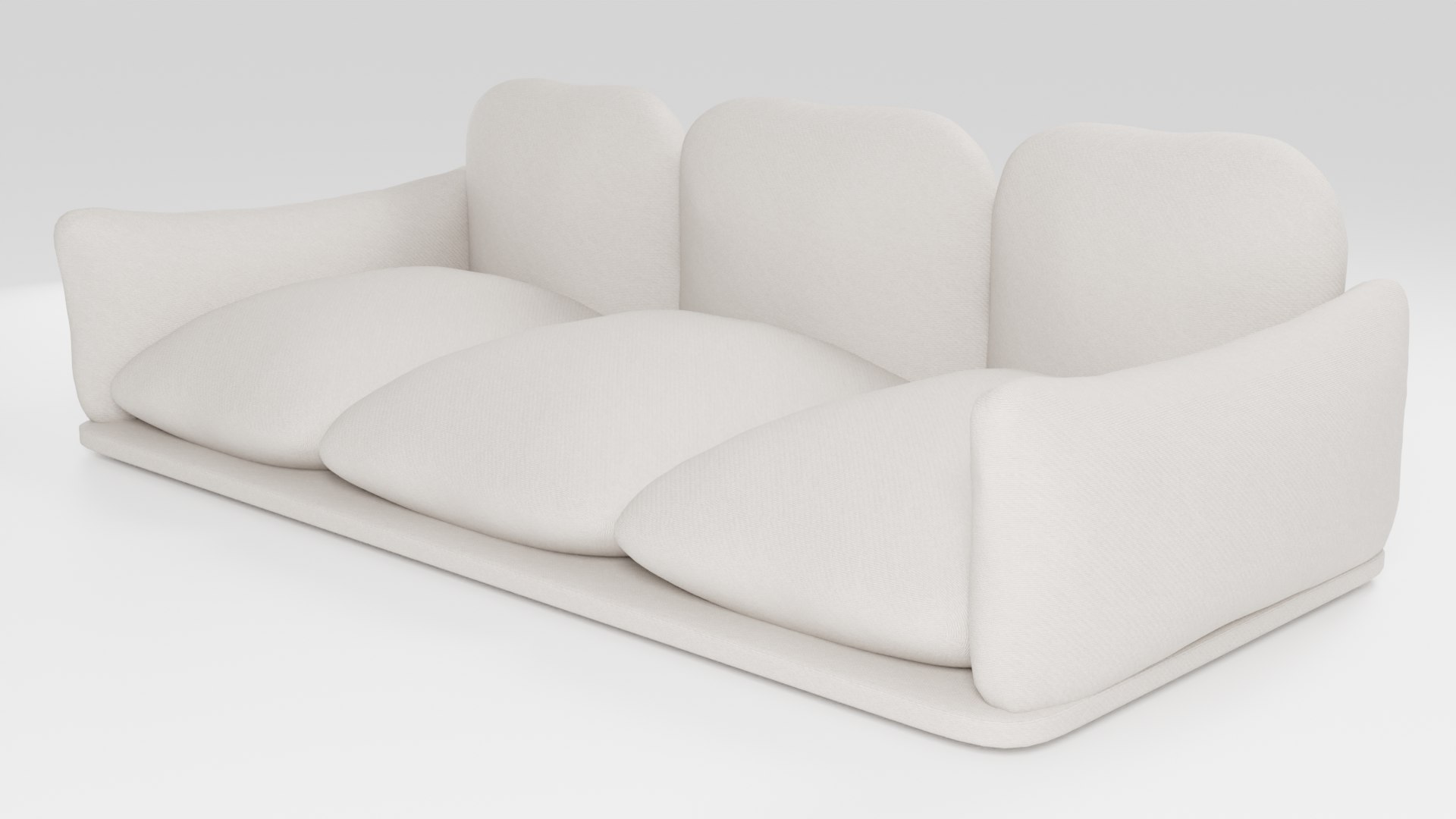 3D Cushion Sofa In A Modern Elegant Style Model - TurboSquid 2252212