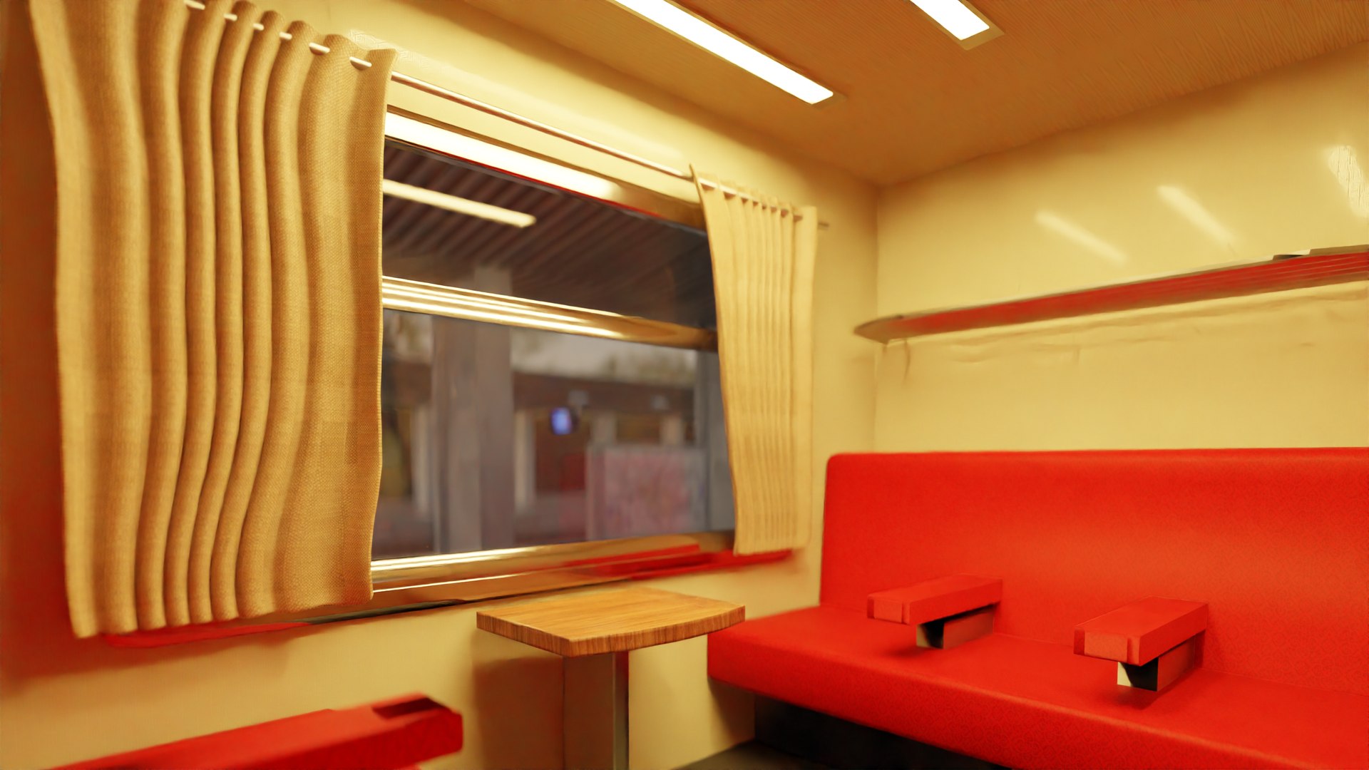 3D Railway Station Assets With Train Interior - TurboSquid 1916735
