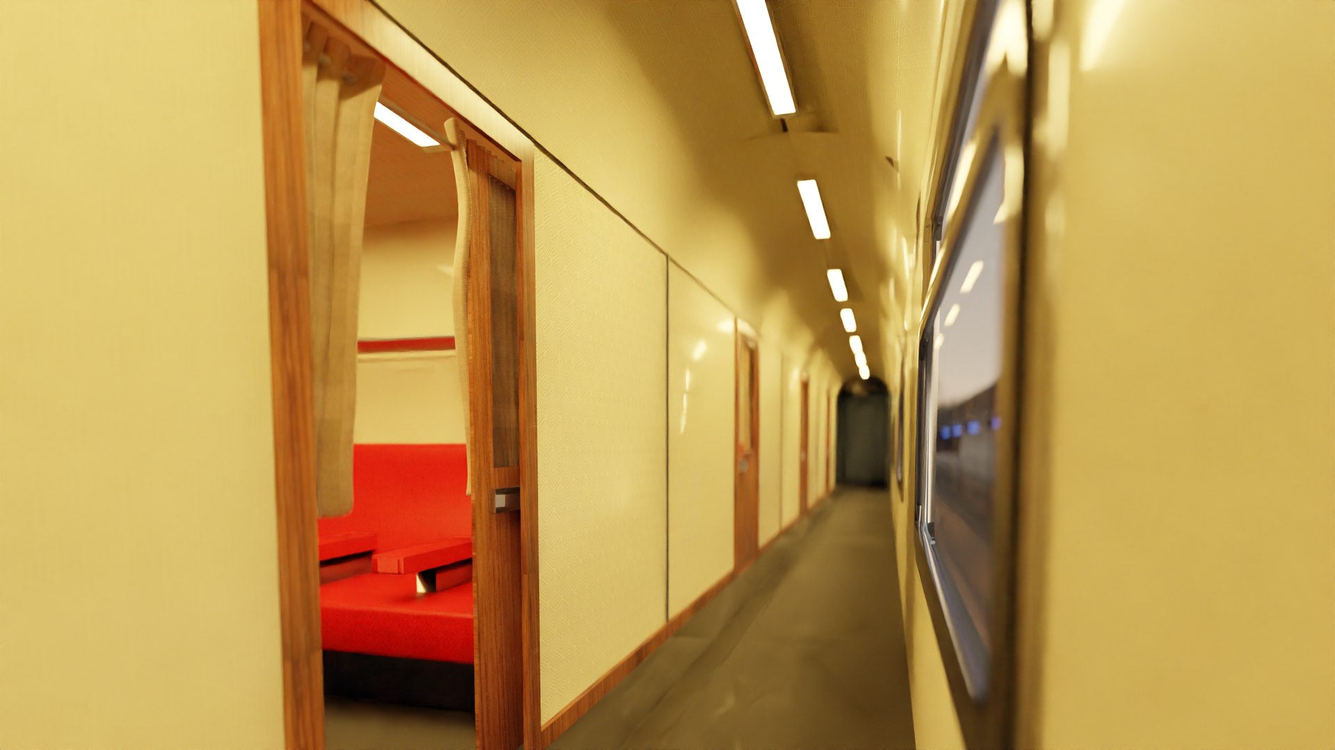 3D Railway Station Assets With Train Interior - TurboSquid 1916735