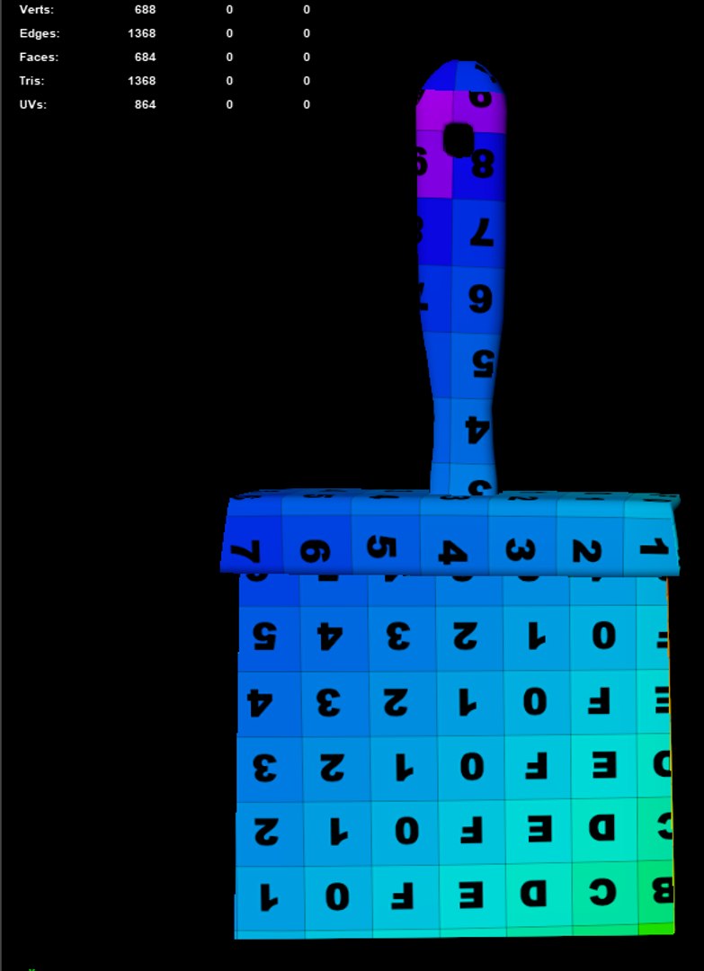 Block Paint Brush 3D Model - TurboSquid 1460969
