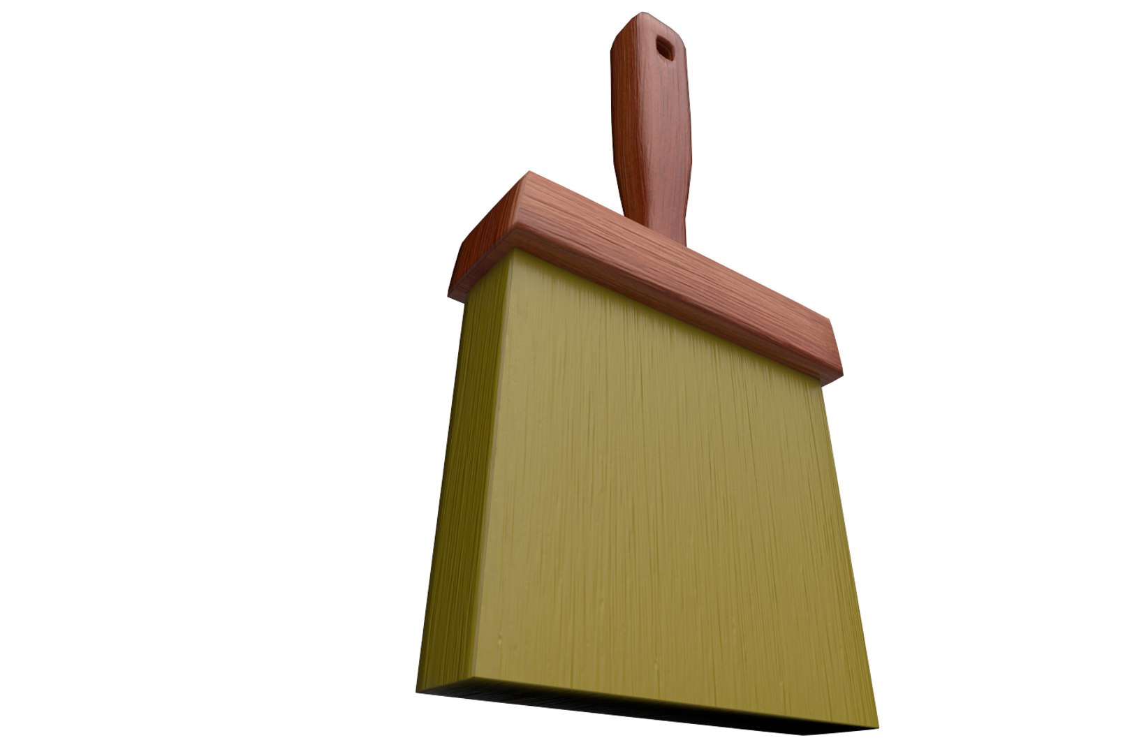 Block Paint Brush 3D Model - TurboSquid 1460969