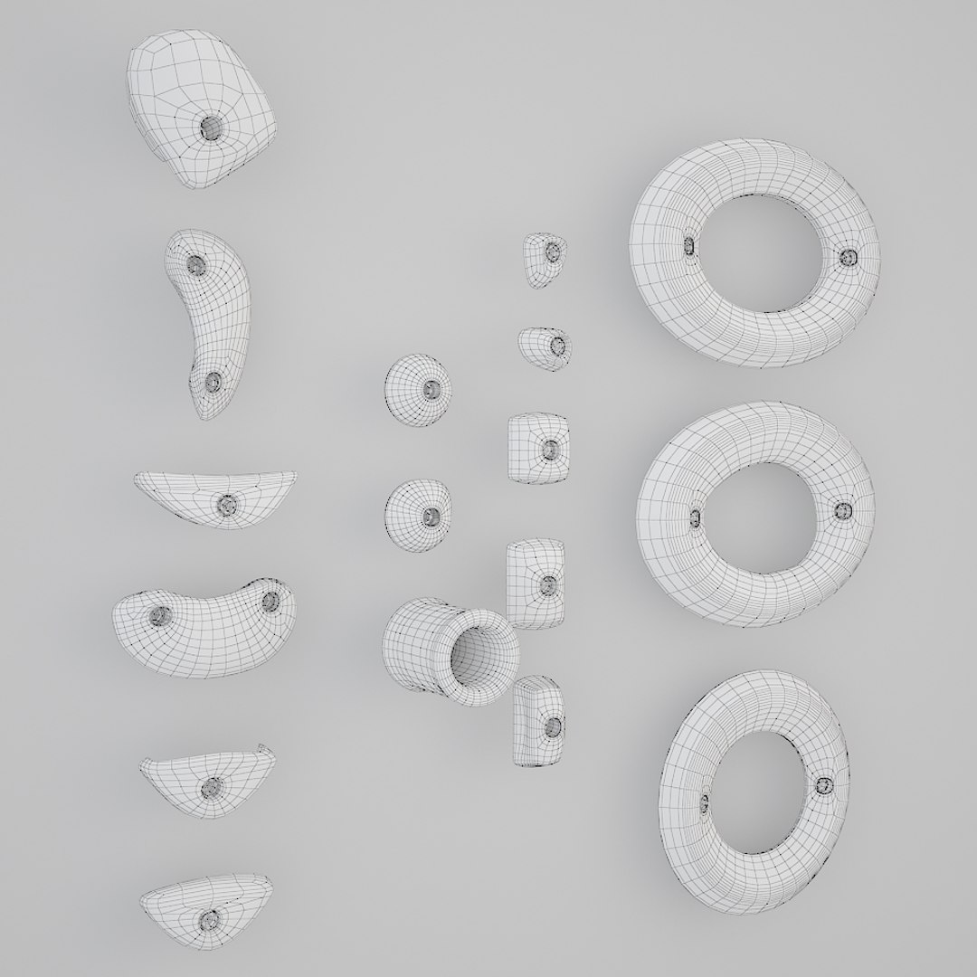 Climbing Hold V2 3D - TurboSquid 1266239