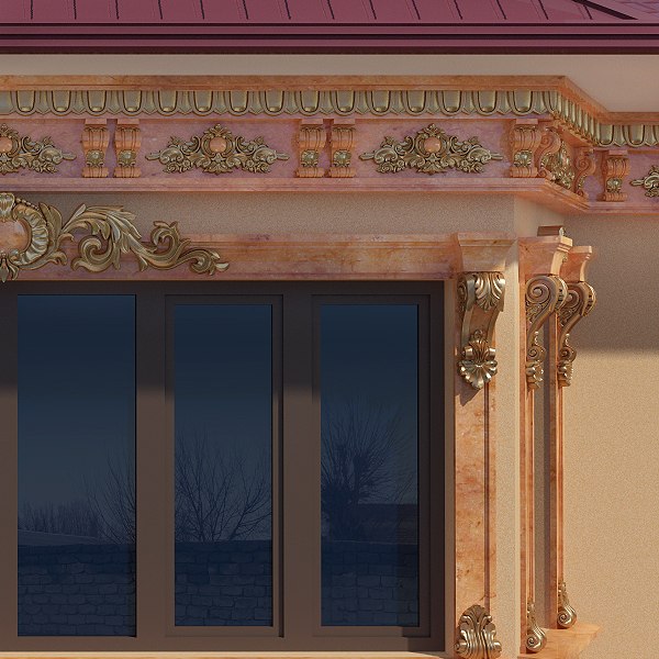 decorate classical facades 3d max