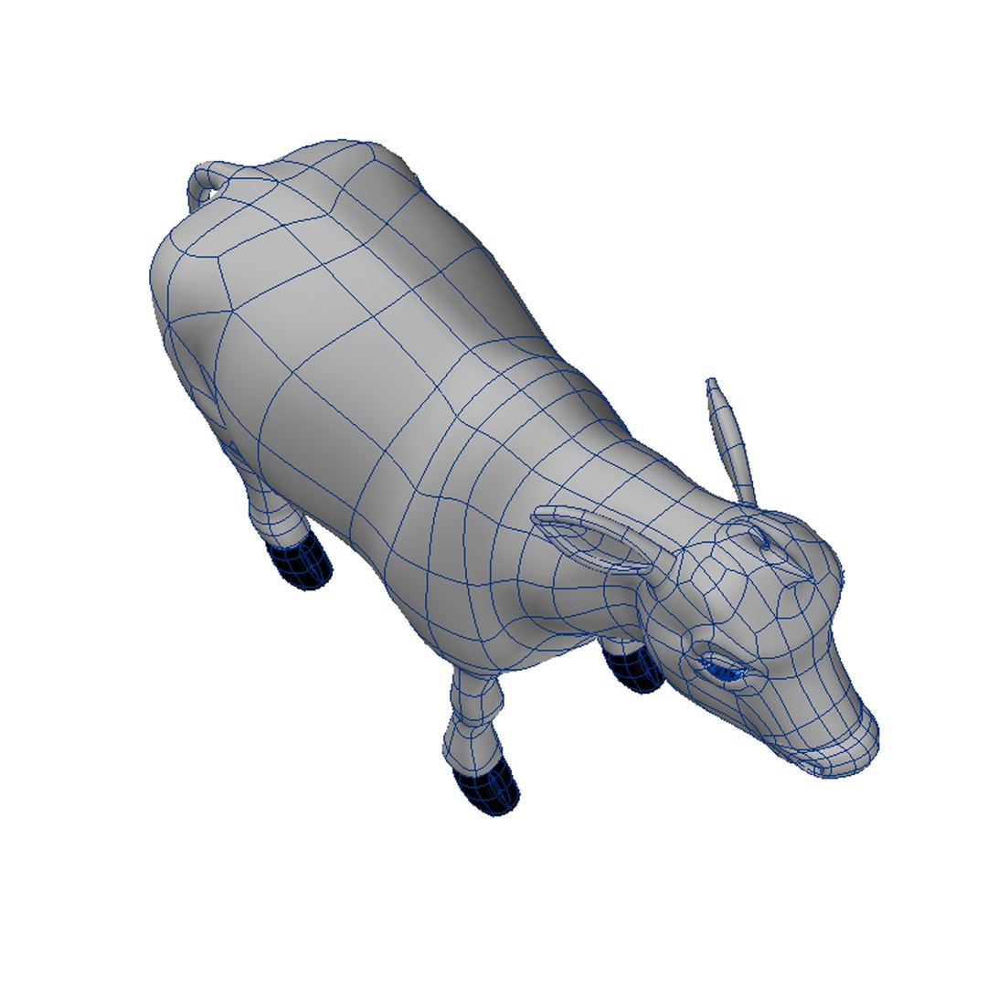 Cow Calf 3d Obj