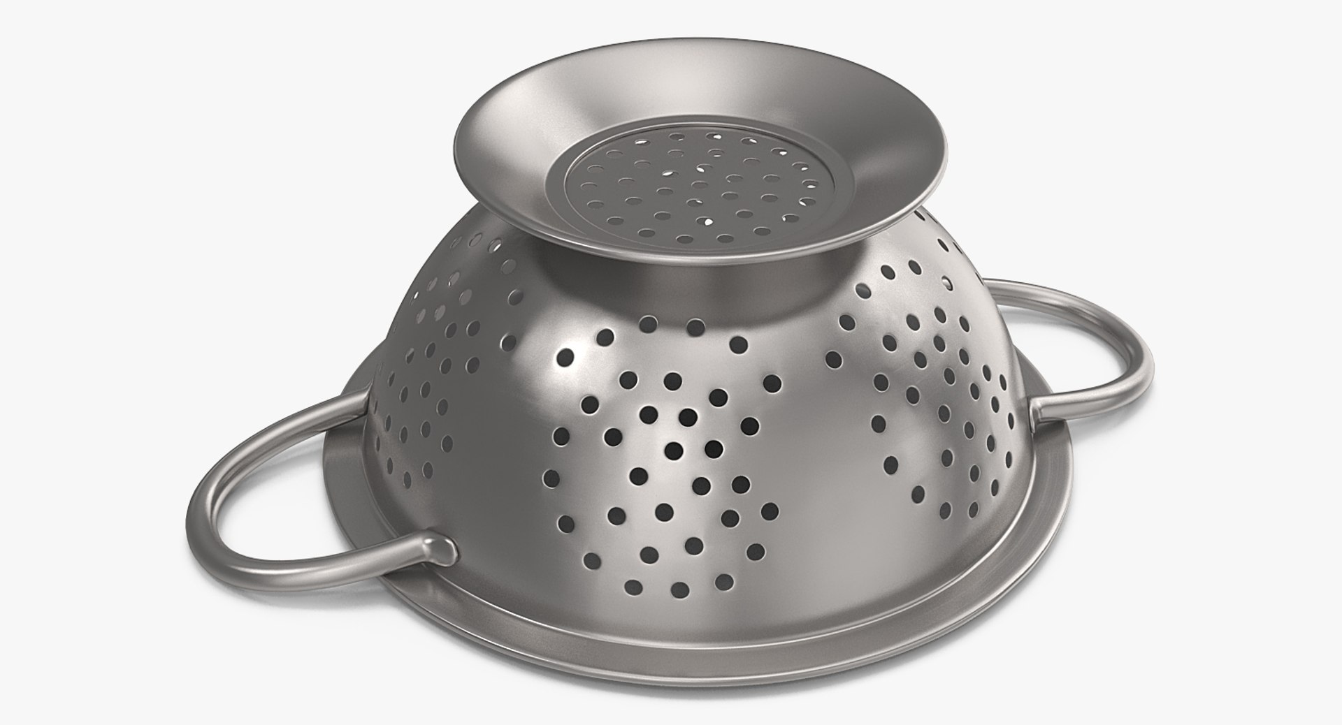 Colander Stainless Steel 3D Model - TurboSquid 1286804