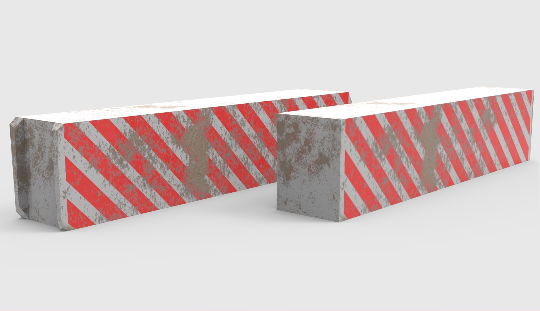 Concrete Barricade 3D model - TurboSquid 1727222