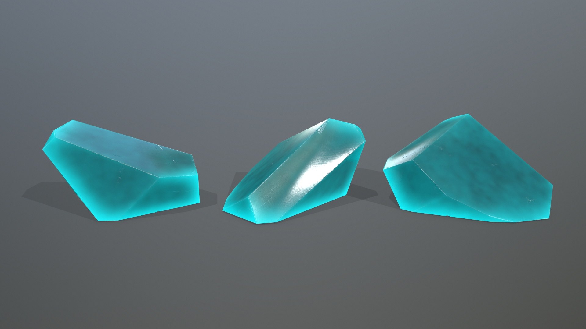3D Crystal Set - TurboSquid 1875581