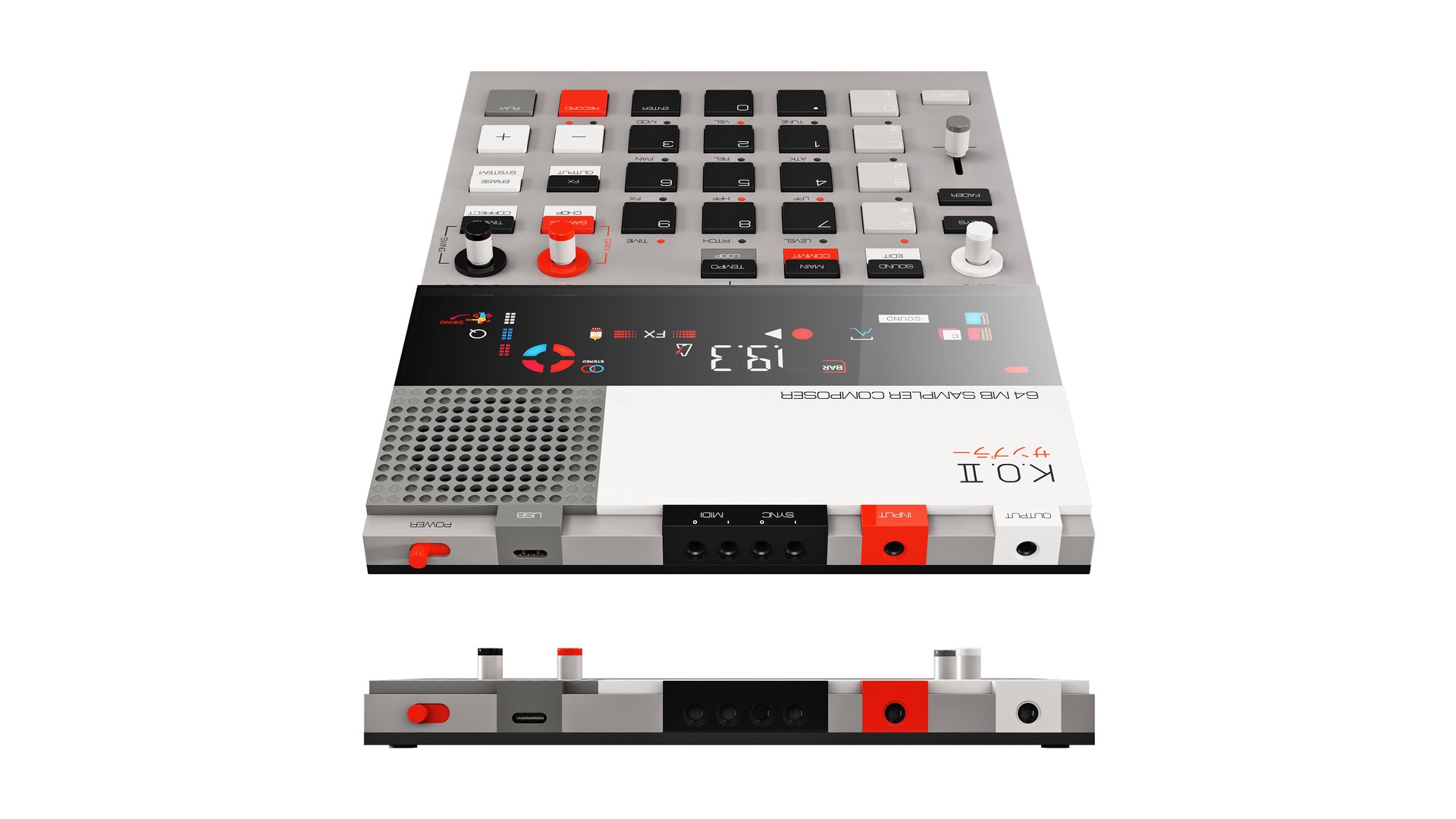3D Model Teenage Engineering EP-133 KO II - TurboSquid 2207433
