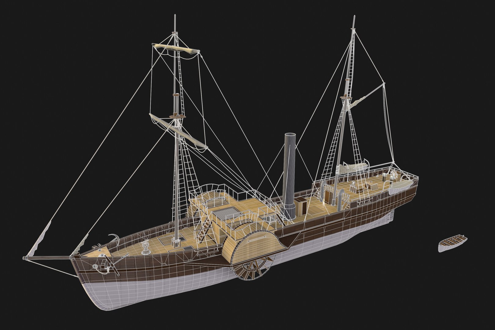 3D Steamship Nottingham - TurboSquid 1909181