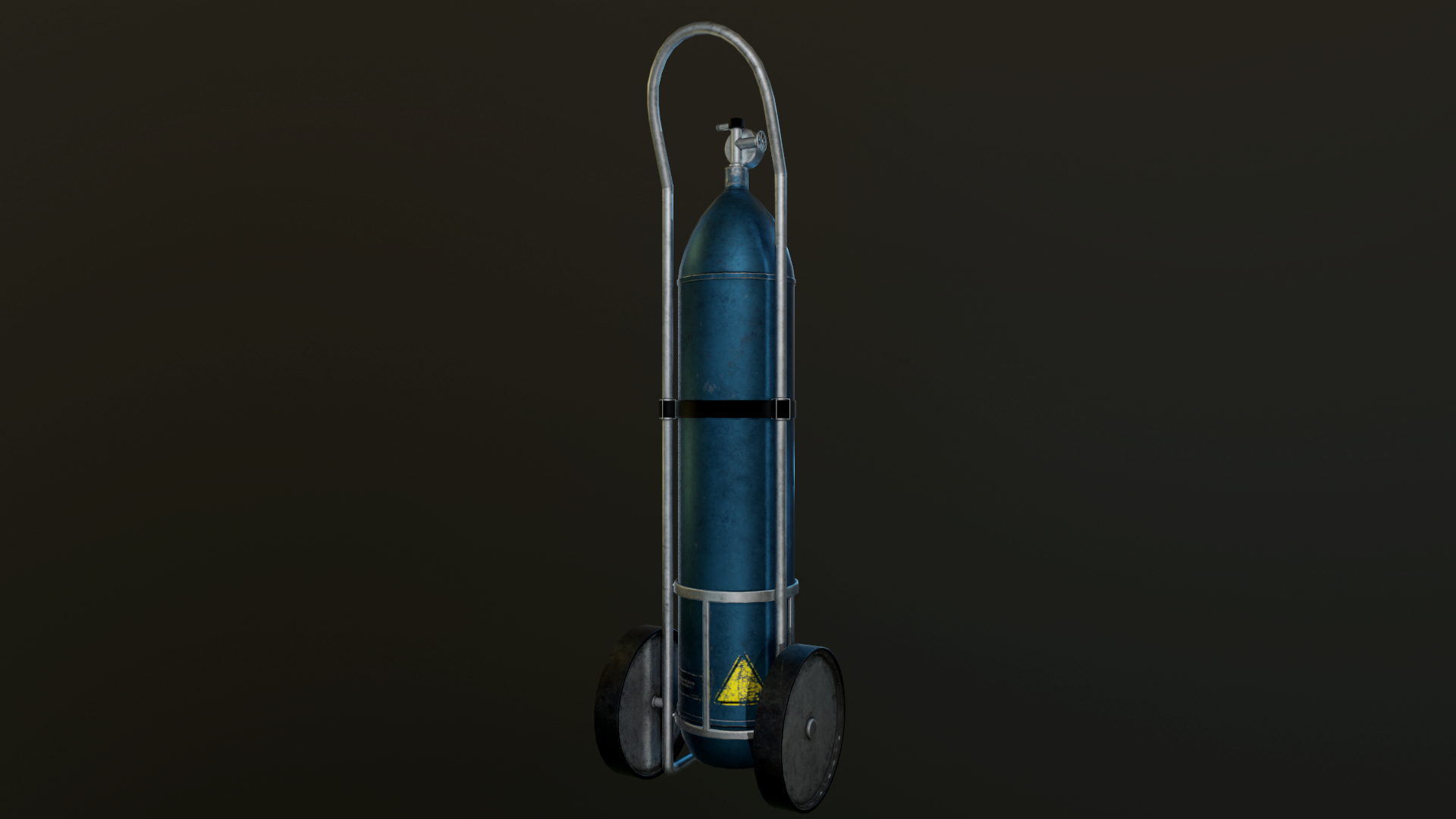 3D model oxygen cylinder - TurboSquid 1637893