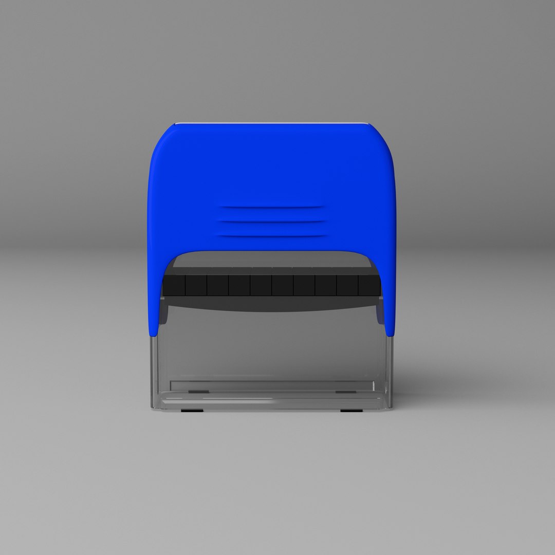 Self Inking Stamp Model - TurboSquid 1583338