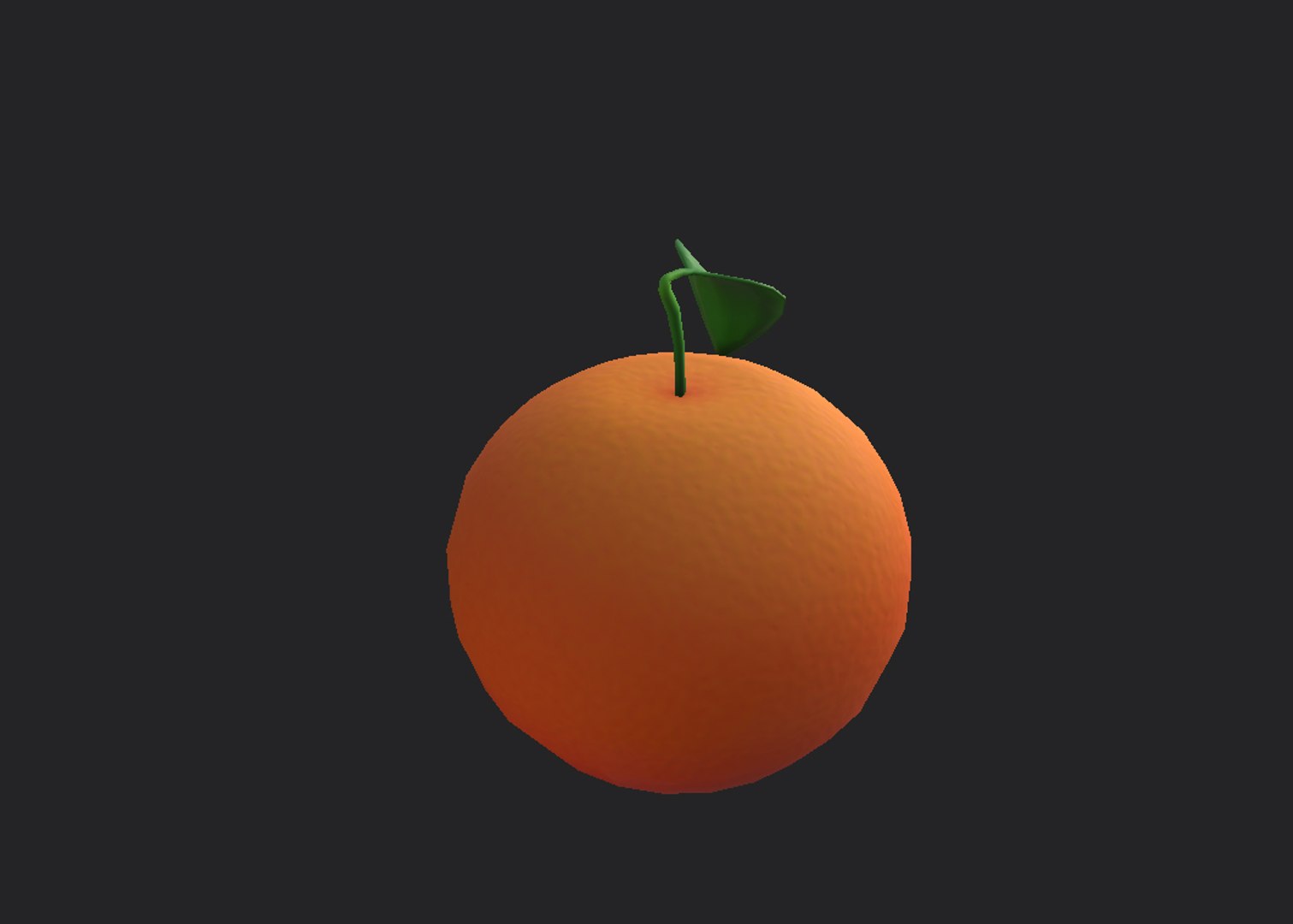 Free 3D Orange Cartoon - TurboSquid 1495159