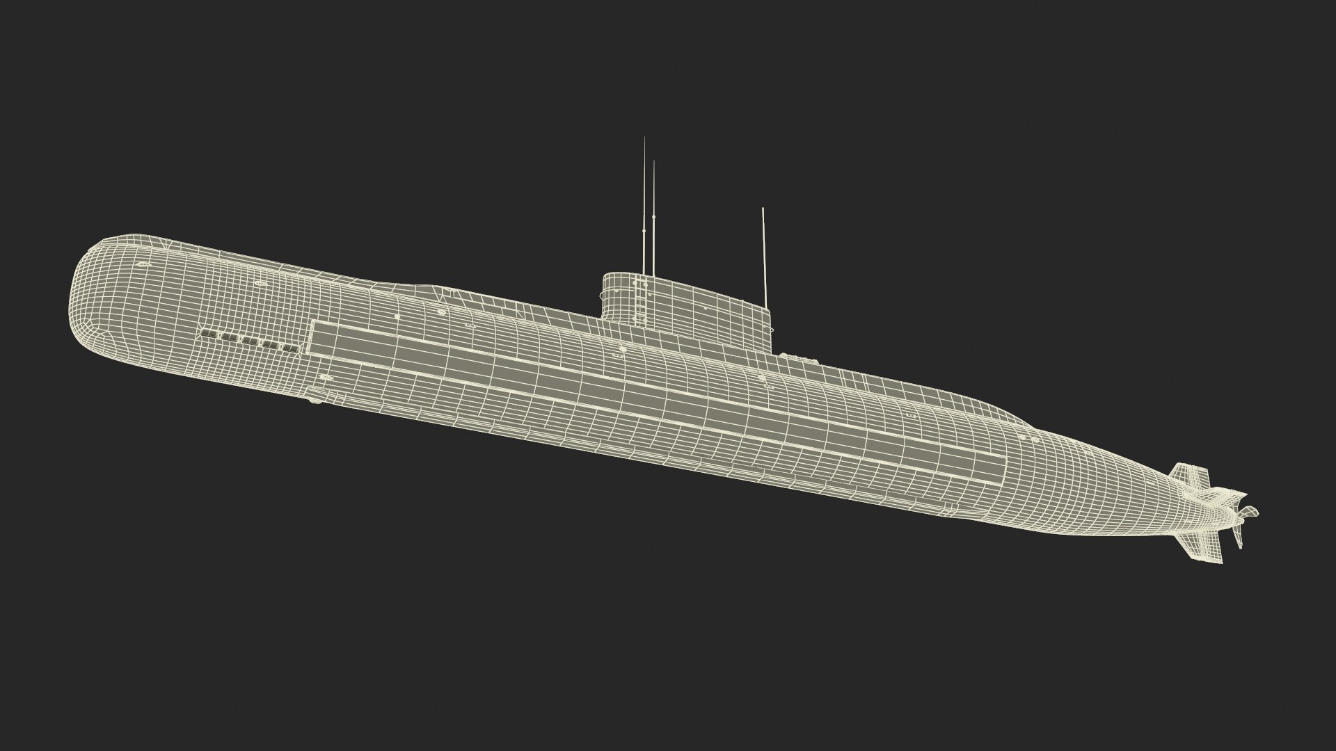 Military Semi Heavy Submarine Rigged 3D Model - TurboSquid 2302452