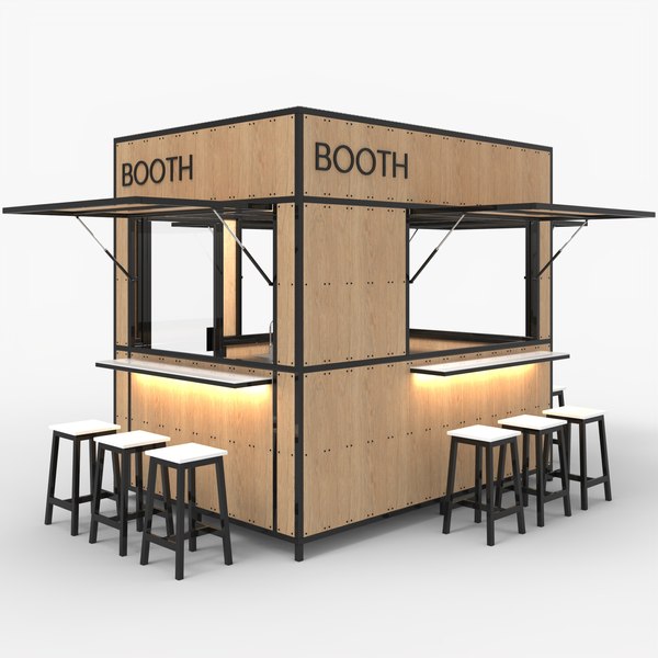 Market Stall SketchUp Models for Download | TurboSquid