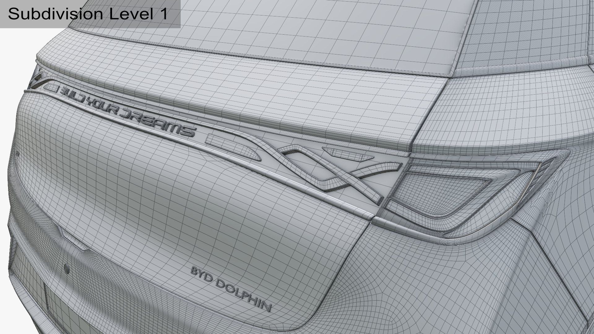 BYD Dolphin EV 2023 Coral Pink 3D Model - TurboSquid 2407696