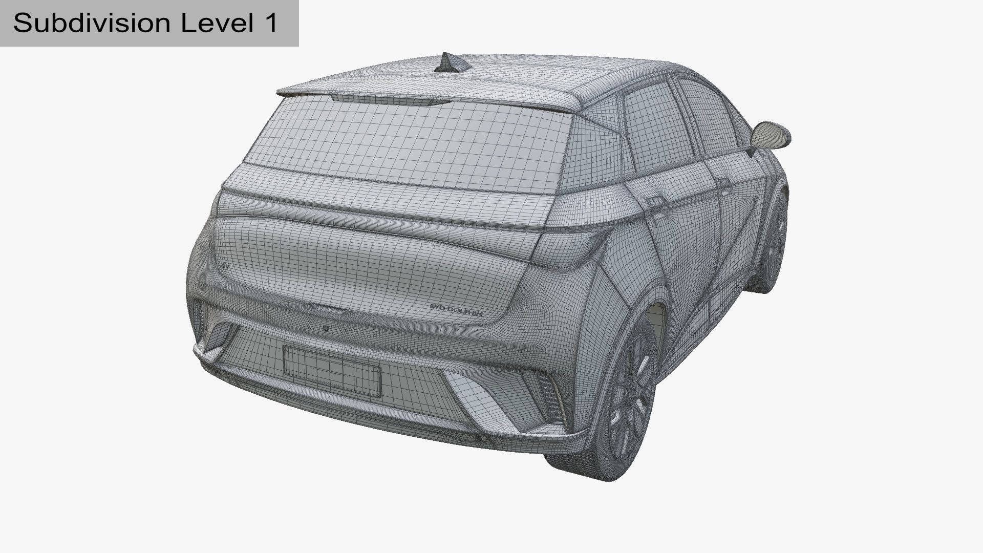 BYD Dolphin EV 2023 Coral Pink 3D Model - TurboSquid 2407696