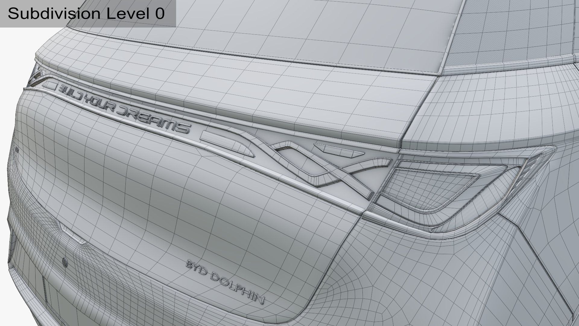 BYD Dolphin EV 2023 Coral Pink 3D Model - TurboSquid 2407696