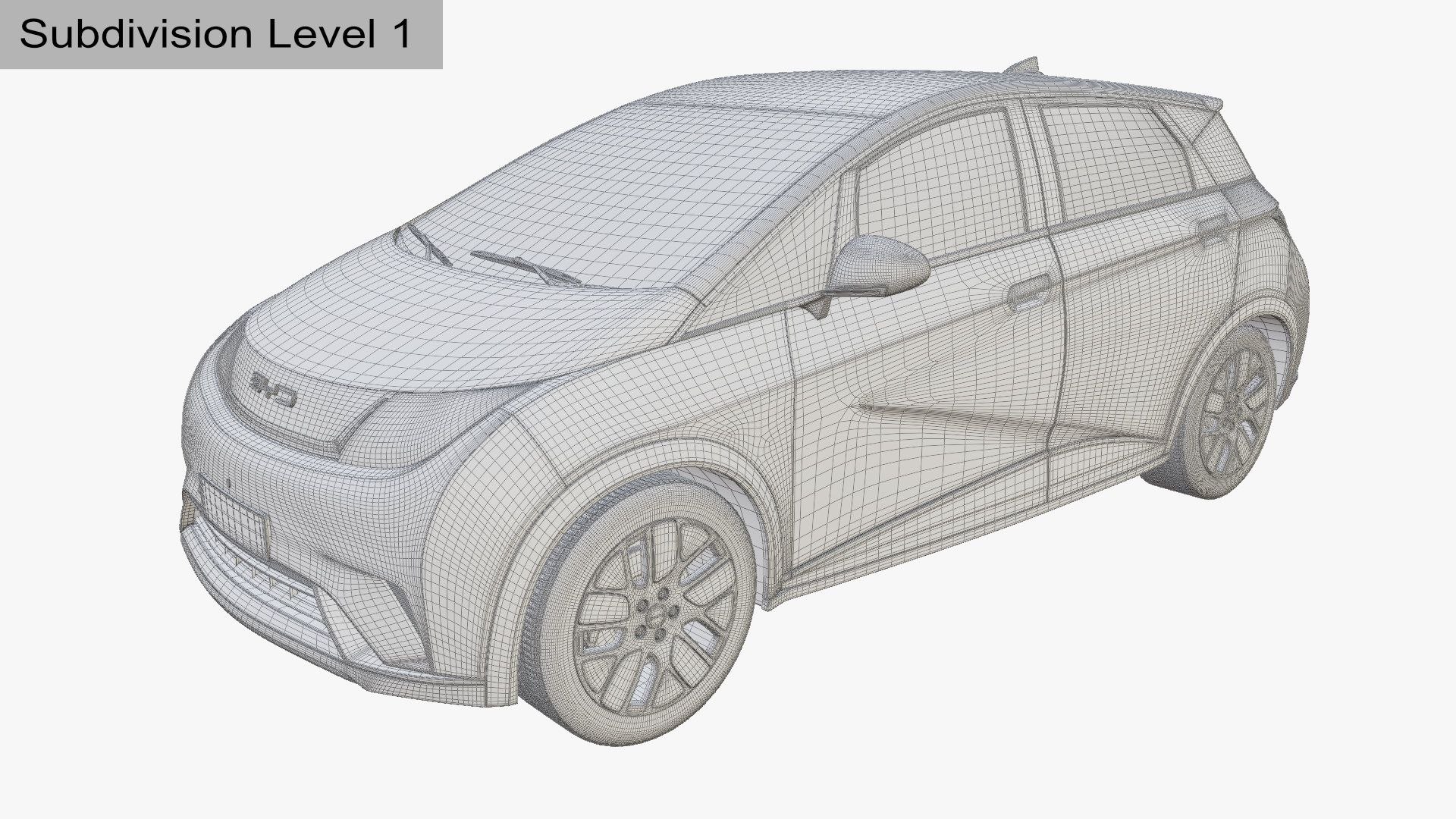 BYD Dolphin EV 2023 Coral Pink 3D Model - TurboSquid 2407696