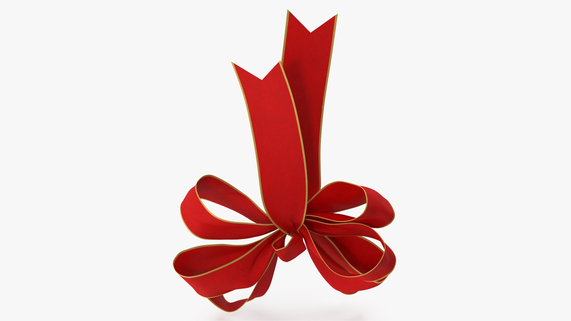 Bow Gold Trim V 3D Model - TurboSquid 1647060