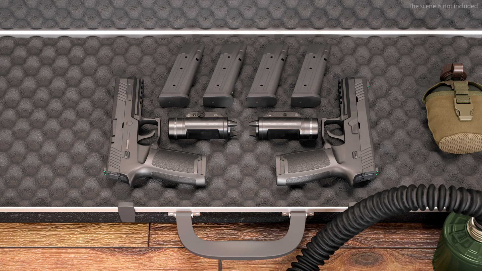 Underbarrel Flashlight Game Weapon Attachment 3D - TurboSquid 2131764