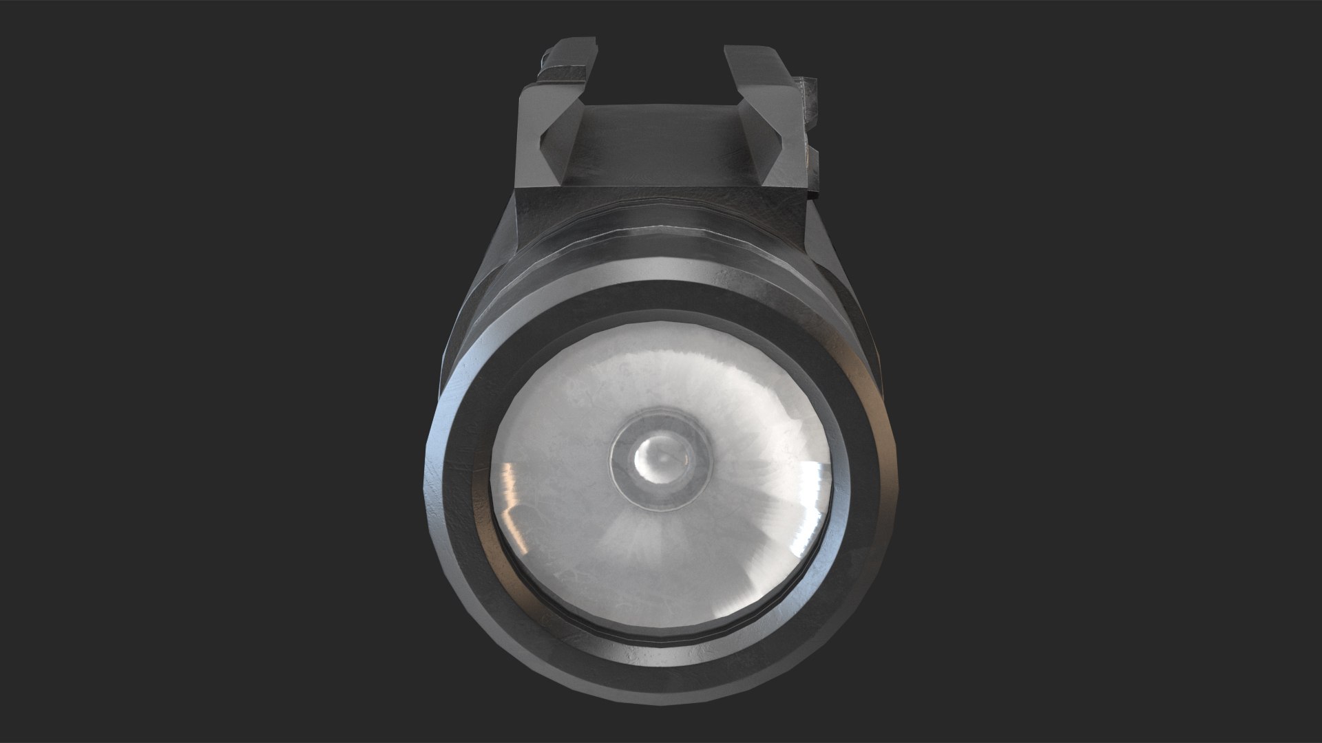 Underbarrel Flashlight Game Weapon Attachment 3D - TurboSquid 2131764