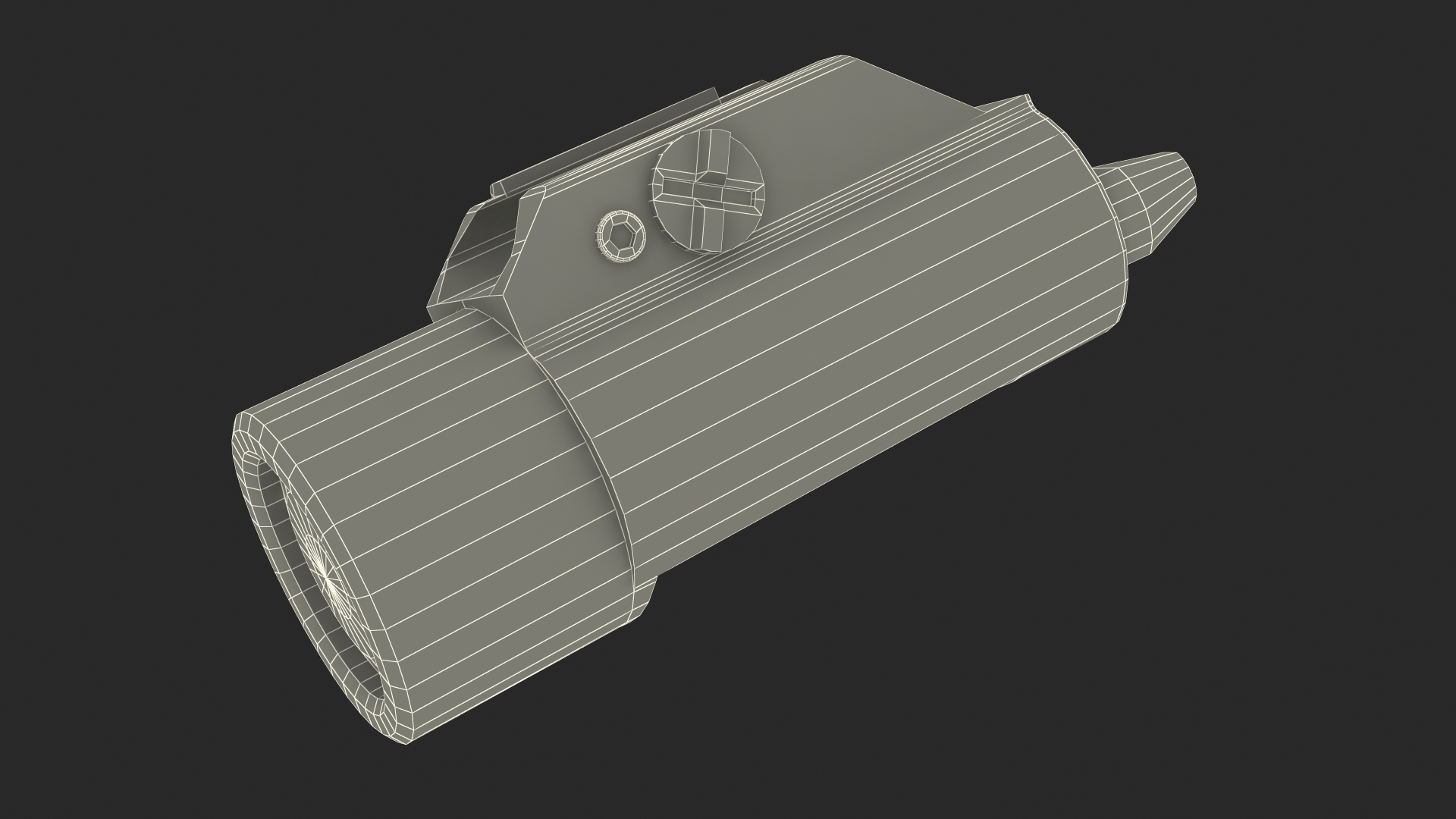 Underbarrel Flashlight Game Weapon Attachment 3D - TurboSquid 2131764