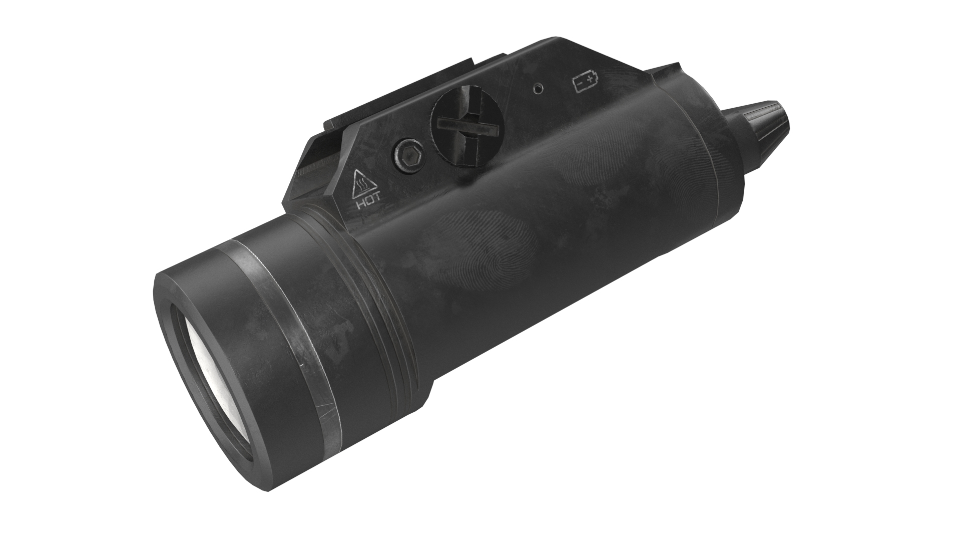 Underbarrel Flashlight Game Weapon Attachment 3D - TurboSquid 2131764