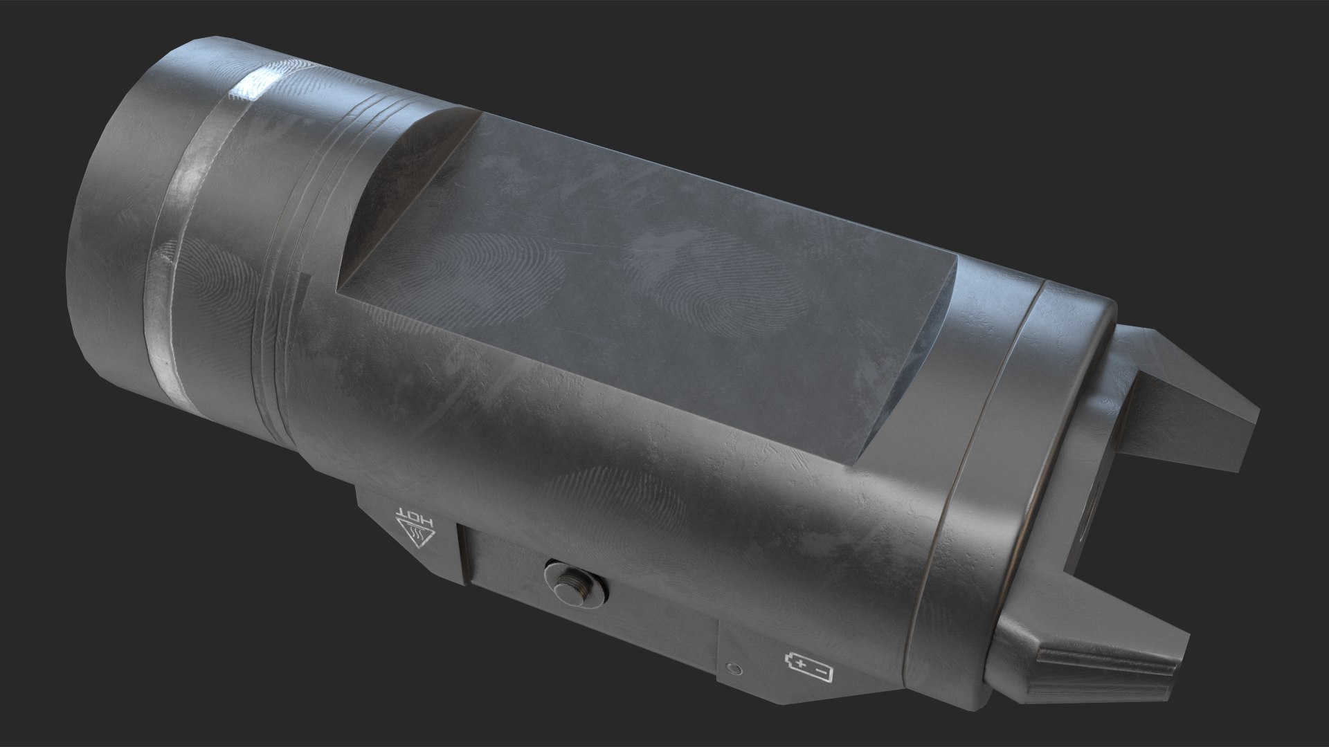 Underbarrel Flashlight Game Weapon Attachment 3D - TurboSquid 2131764