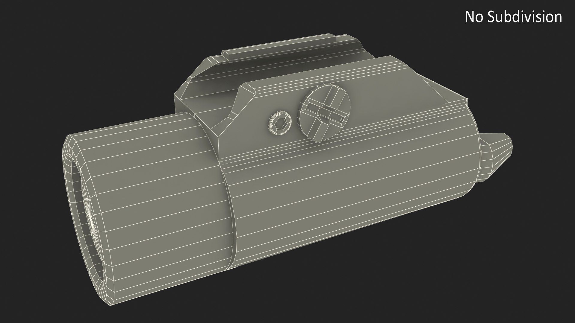 Underbarrel Flashlight Game Weapon Attachment 3D - TurboSquid 2131764