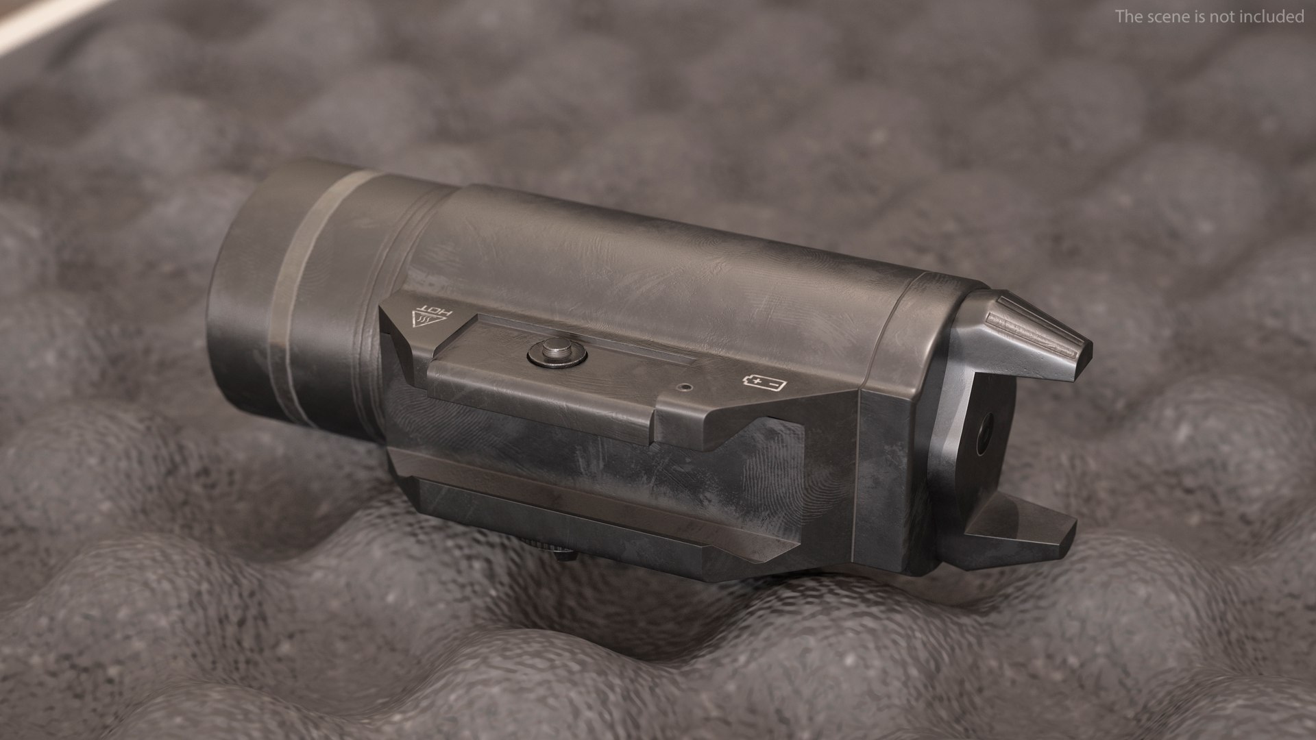 Underbarrel Flashlight Game Weapon Attachment 3D - TurboSquid 2131764