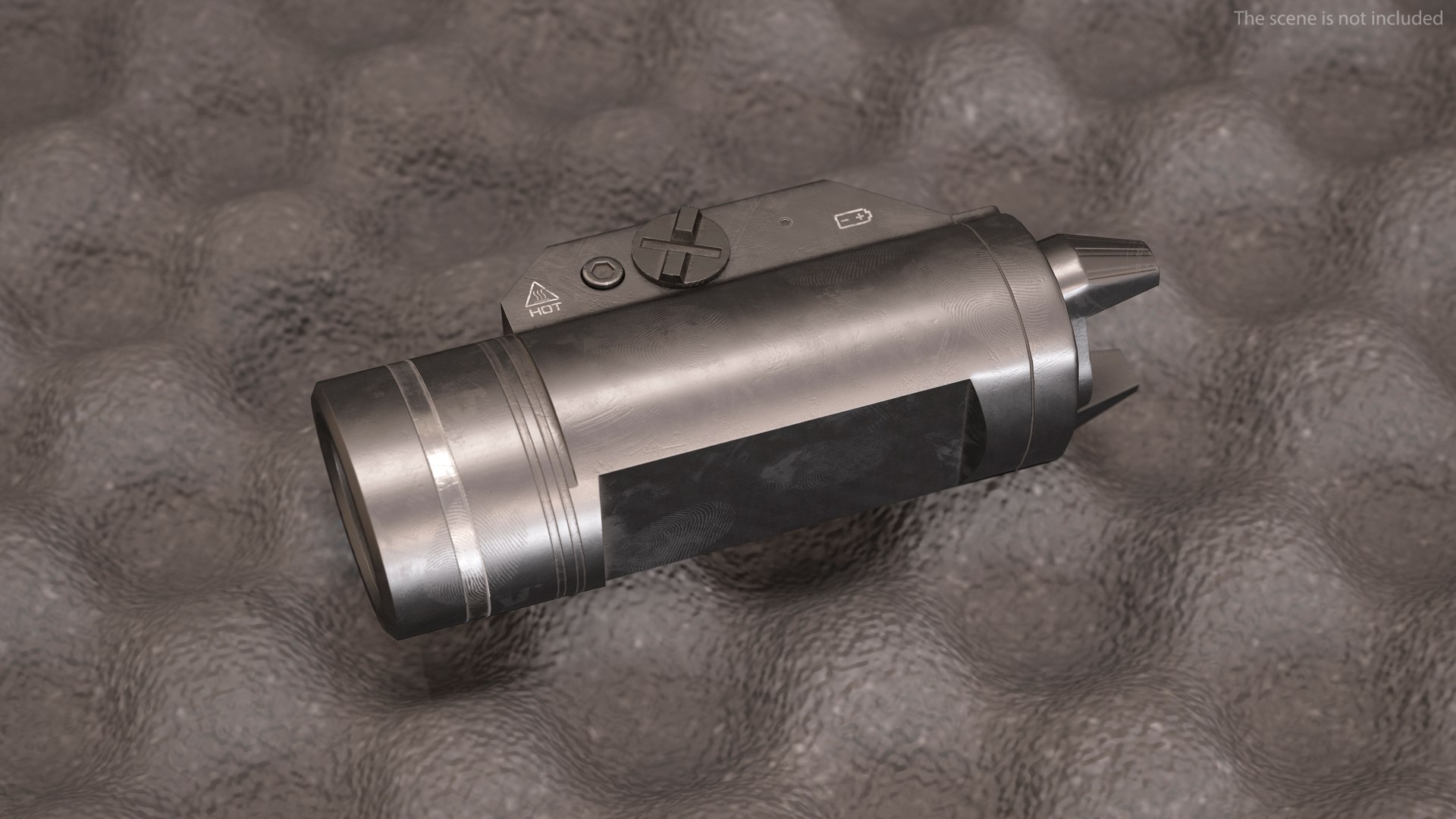 Underbarrel Flashlight Game Weapon Attachment 3D - TurboSquid 2131764