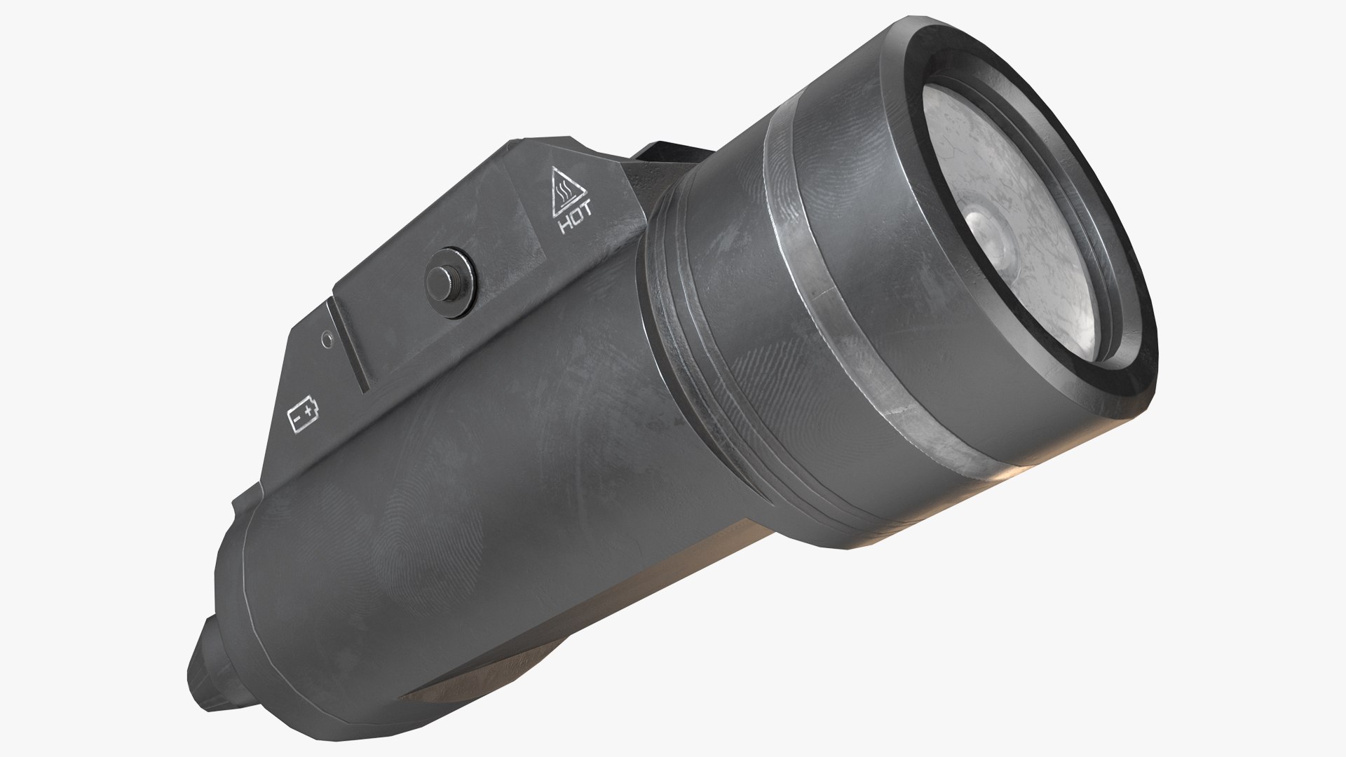 Underbarrel Flashlight Game Weapon Attachment 3D - TurboSquid 2131764