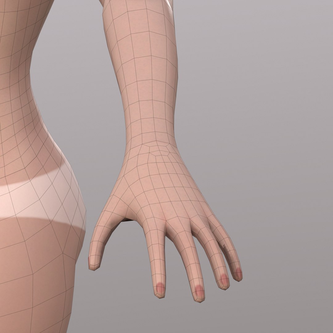 3d model modelled - base