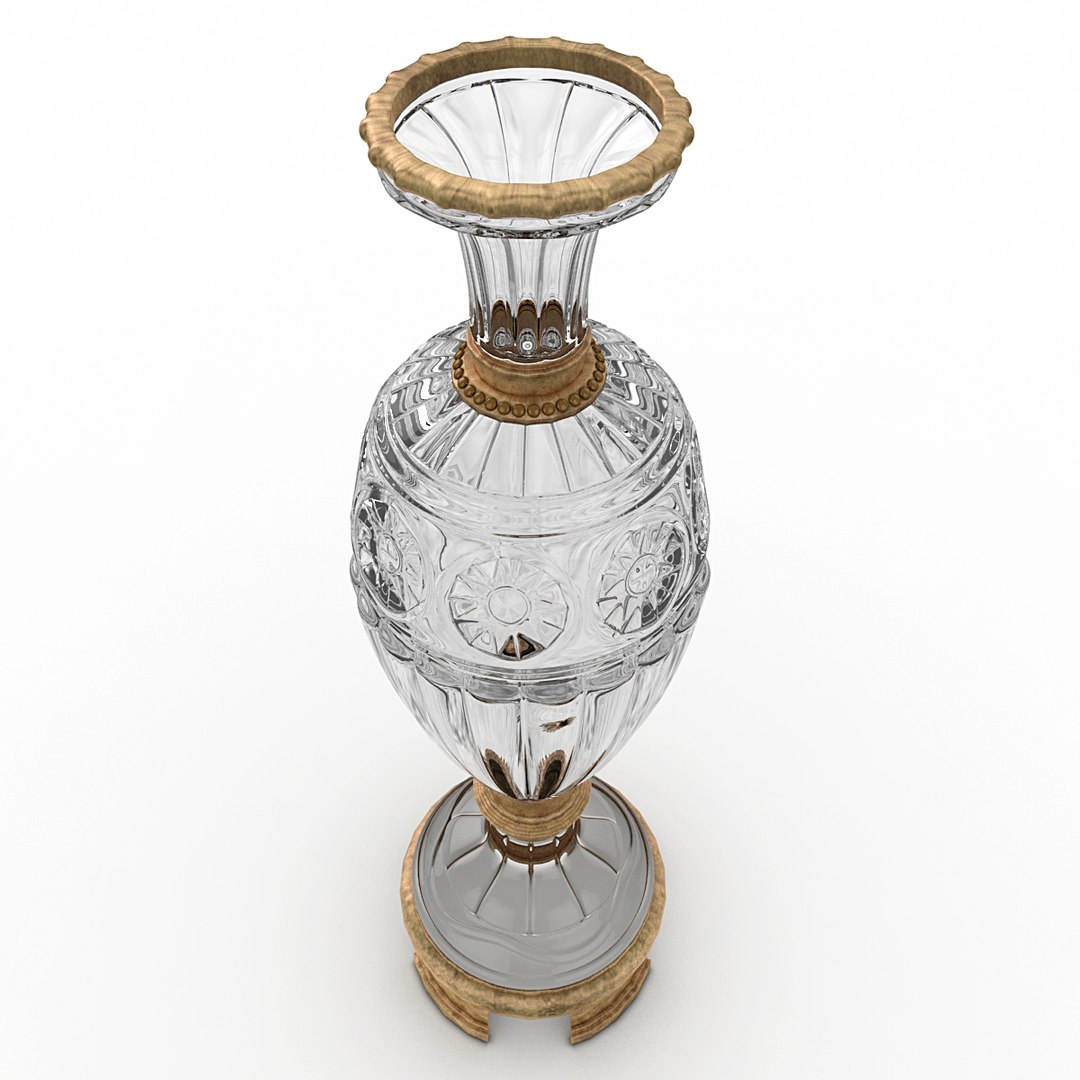 3D Vase French Baccarat - TurboSquid 1549354
