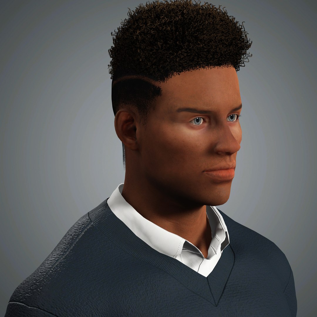 3D Animated Black Man Character Model - TurboSquid 2366714