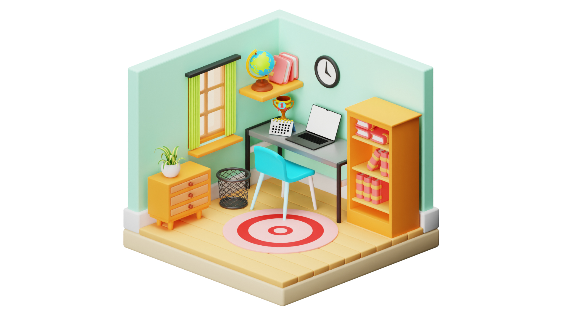 3D Workspace Room - TurboSquid 2298757