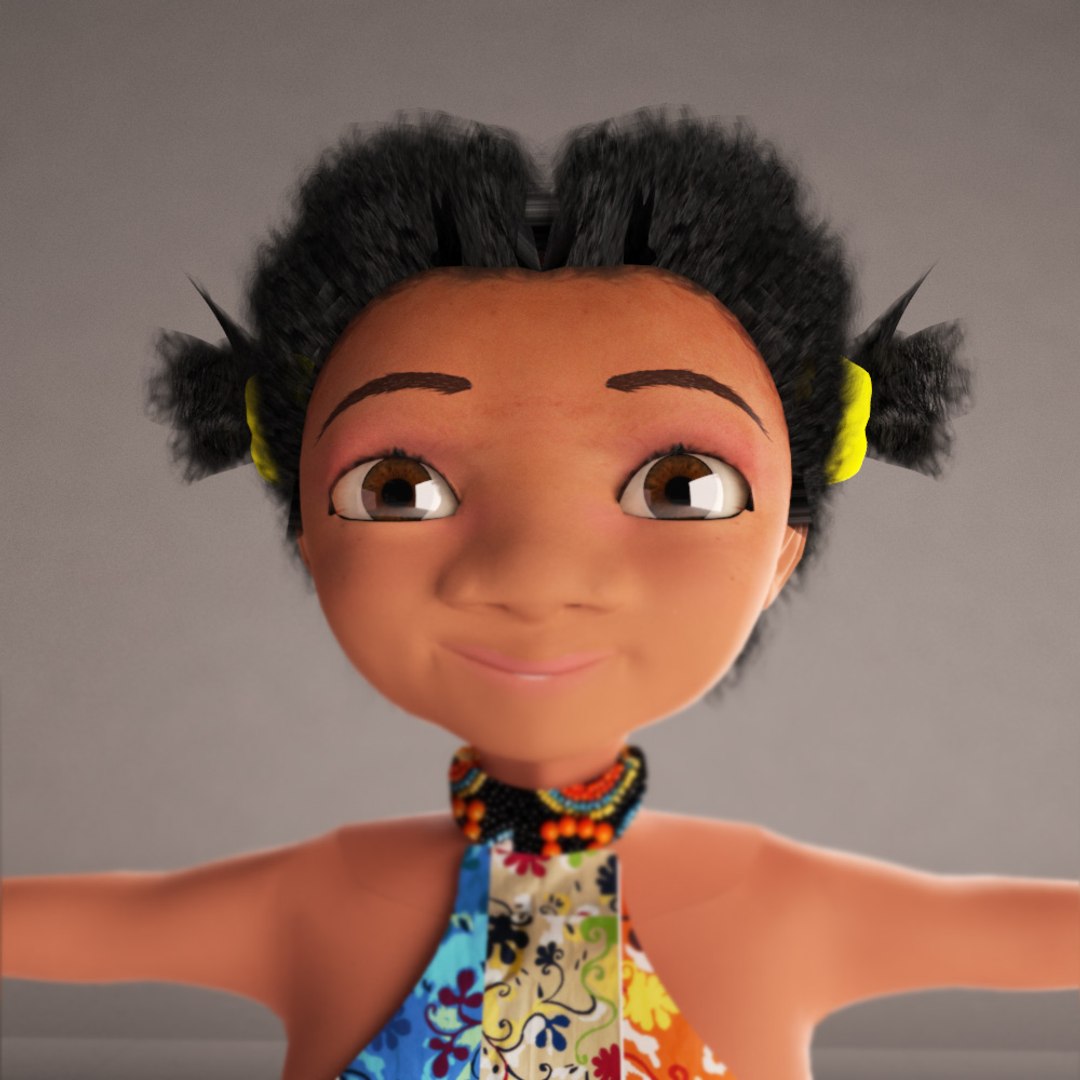 3D cartoon rigged facial model - TurboSquid 1224135