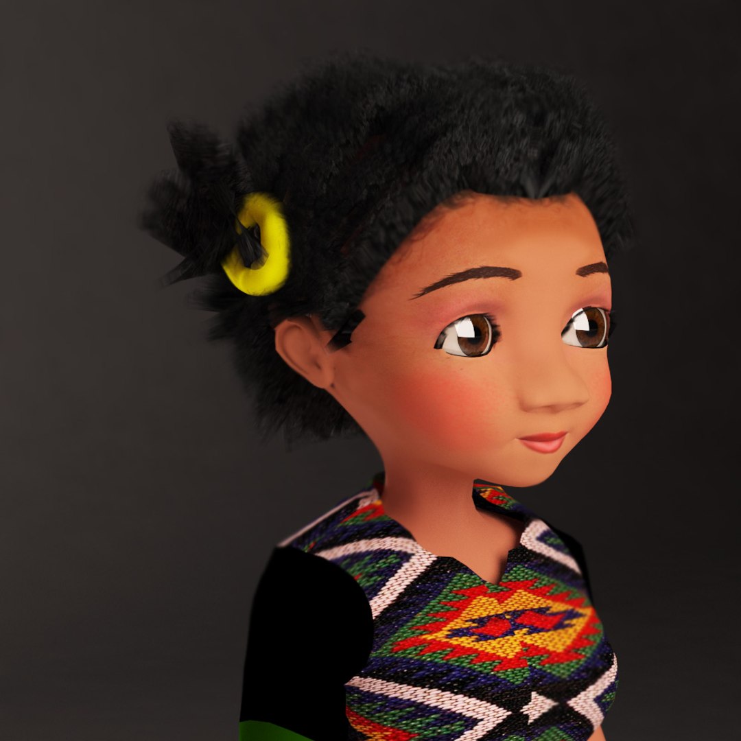 3D cartoon rigged facial model - TurboSquid 1224135