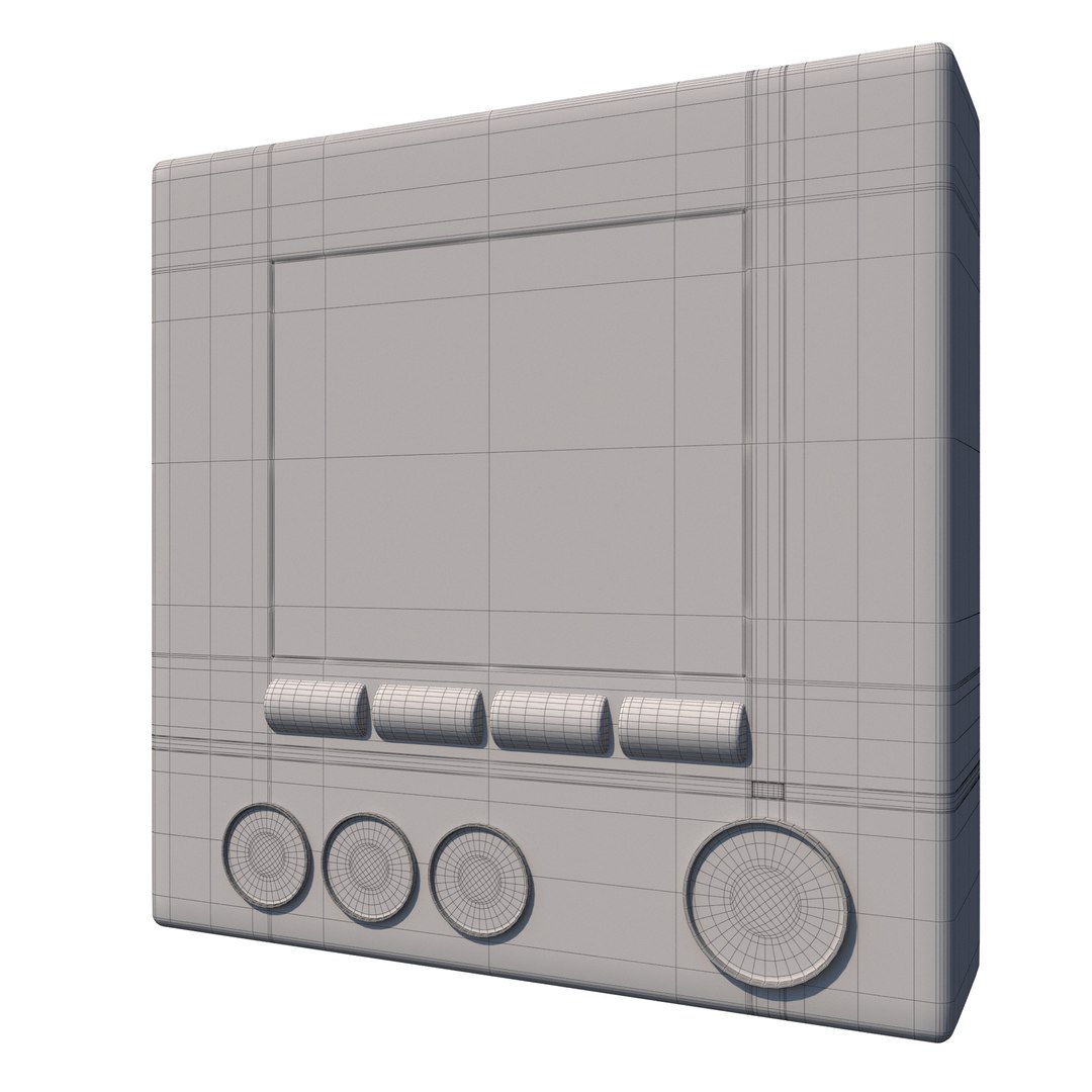 Control Panel Mitsubishi Electric 3d Model